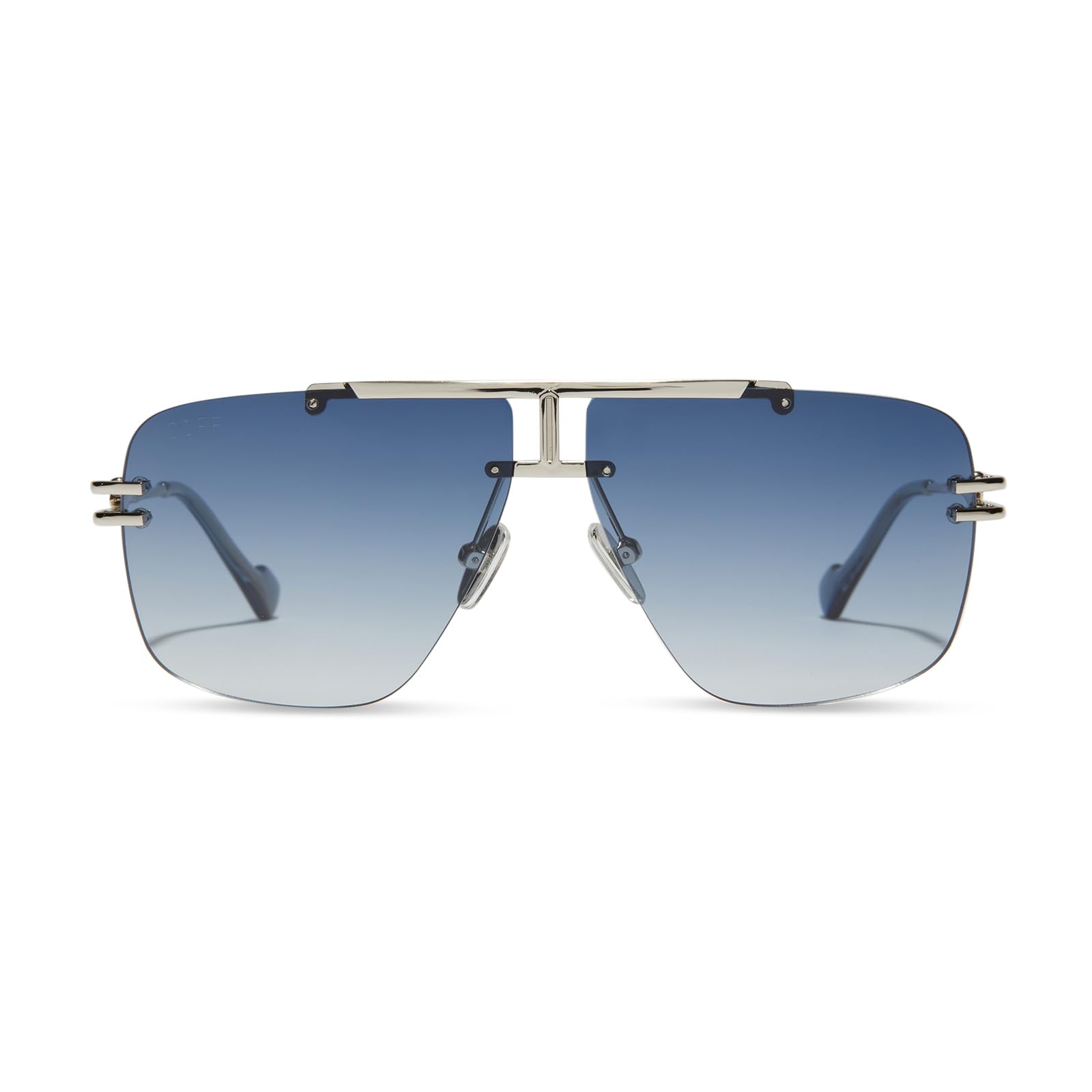 DIFF Star Wars The Mandalorian Paz Vizsla Aviator Sunglasses for Men and Women UV400 Protection, Battle Armor Silver + Nevarro Night Sky