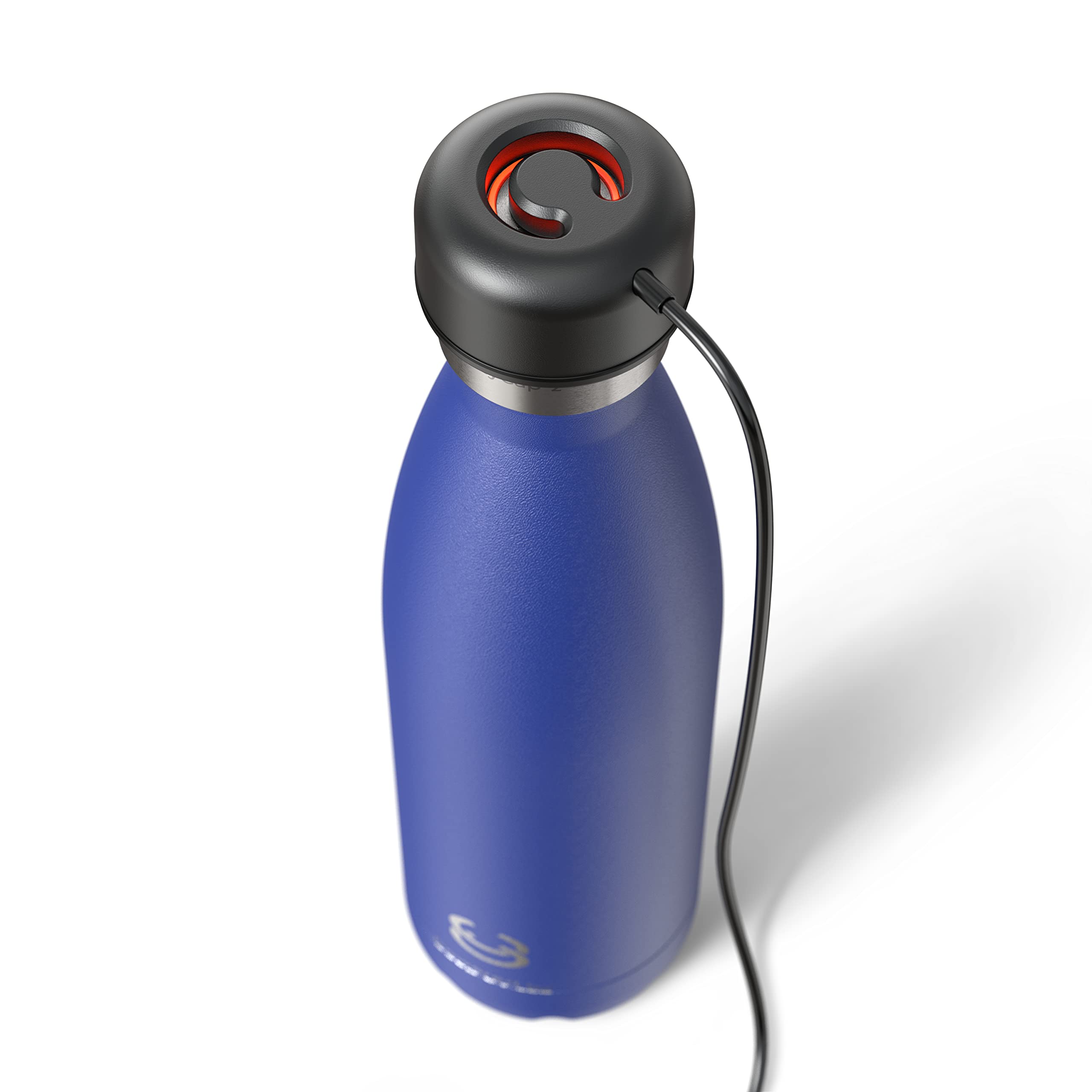 CrazyCap - Award-Winning Self-Cleaning Insulated Bottle with NSF Certified UV Water Treatment System