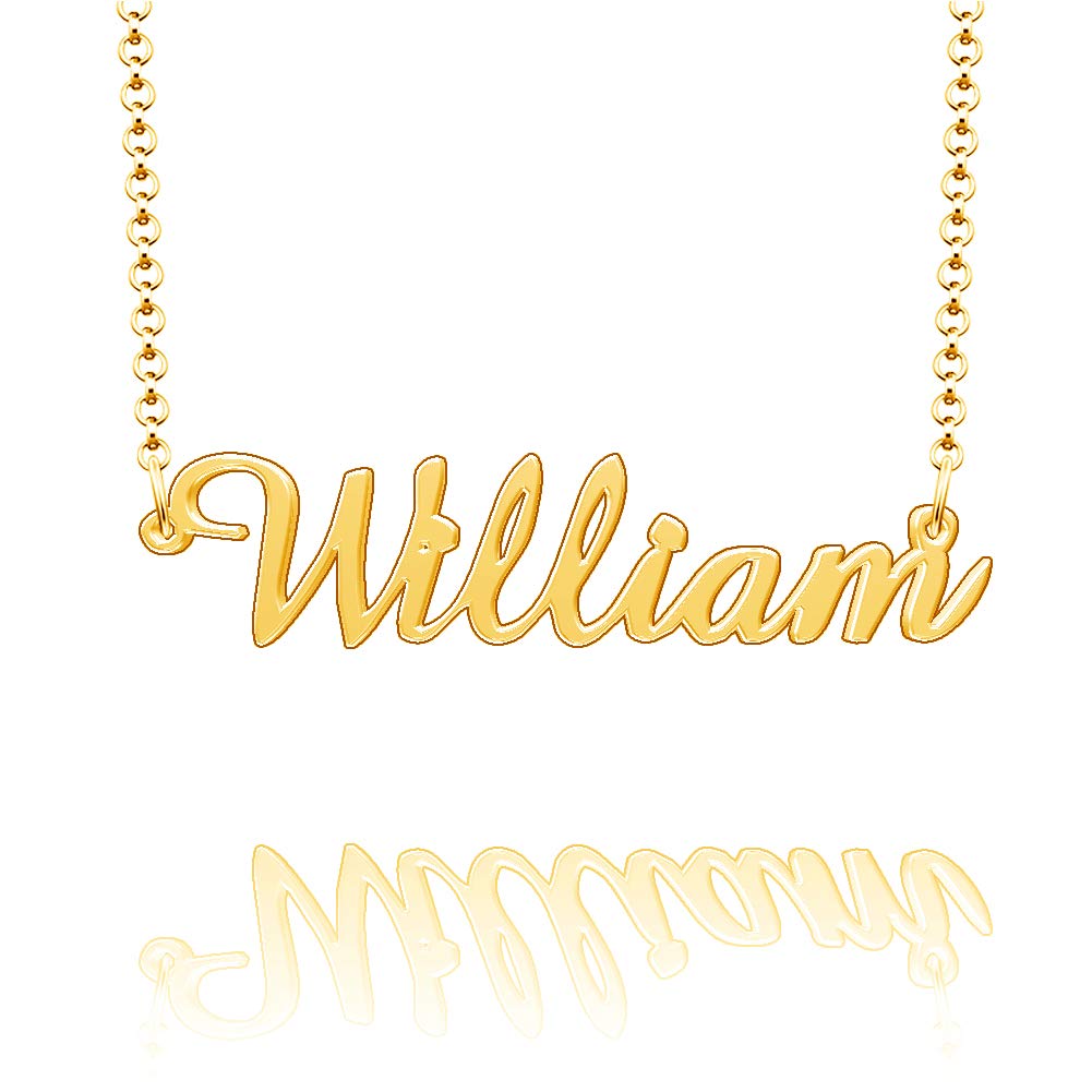 CLY Jewelry Personalized Name 925 Family Personalized Single Yang Custom William Necklaces
