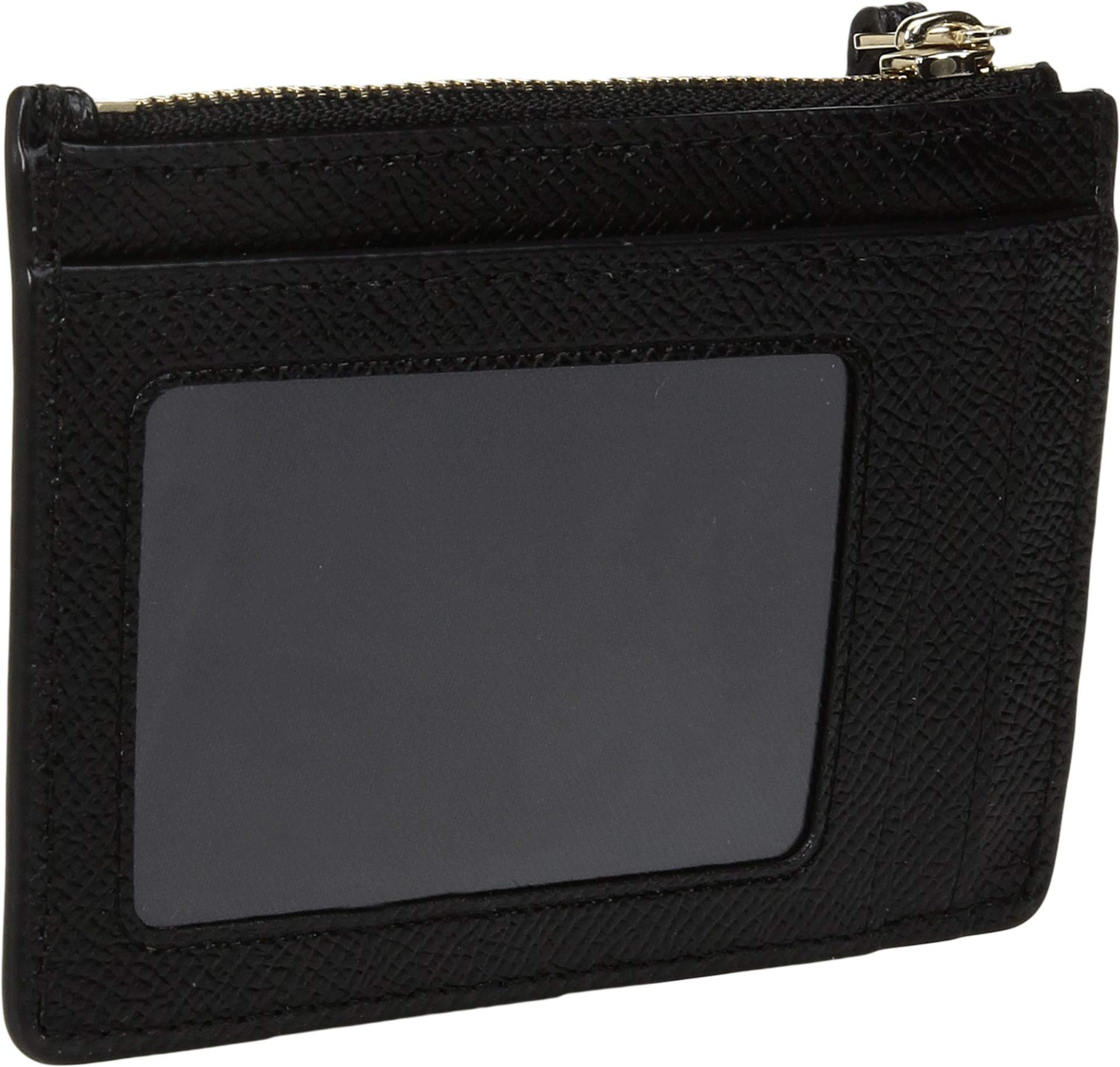 COACH Crossgrain Mini ID Skinny Li/Black One Size