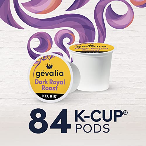 Gevalia Dark Royal Roast Dark Roast K-Cup Coffee Pods (84 Ct Box)
