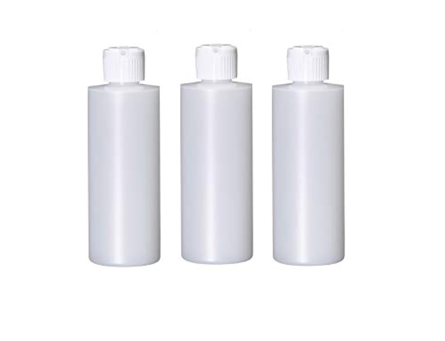Natural Farms 4 oz Natural Pour Spout Plastic Bottles - 3 Pack - for Essential Oils, Perfumes, Lotions