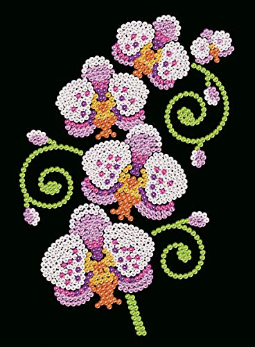 Sequin Art Purple Orchid, Sparkling Arts and Crafts Kit; Creative Crafts for Adults and Kids