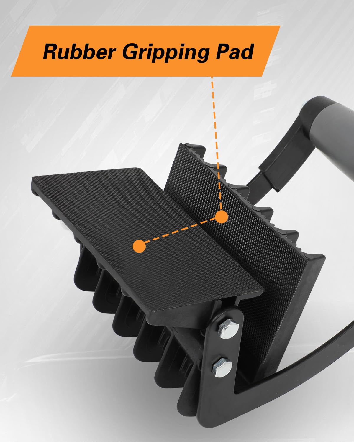 FAHKNS Panel Carrier and Plywood Lifting Tool, 0 to 3/4 Grip Range Sheetrock Gripper Carrying Soft-Grip Handle Gripper Lift for Clamp Wood Board or Drywall Lifter with Single Hand