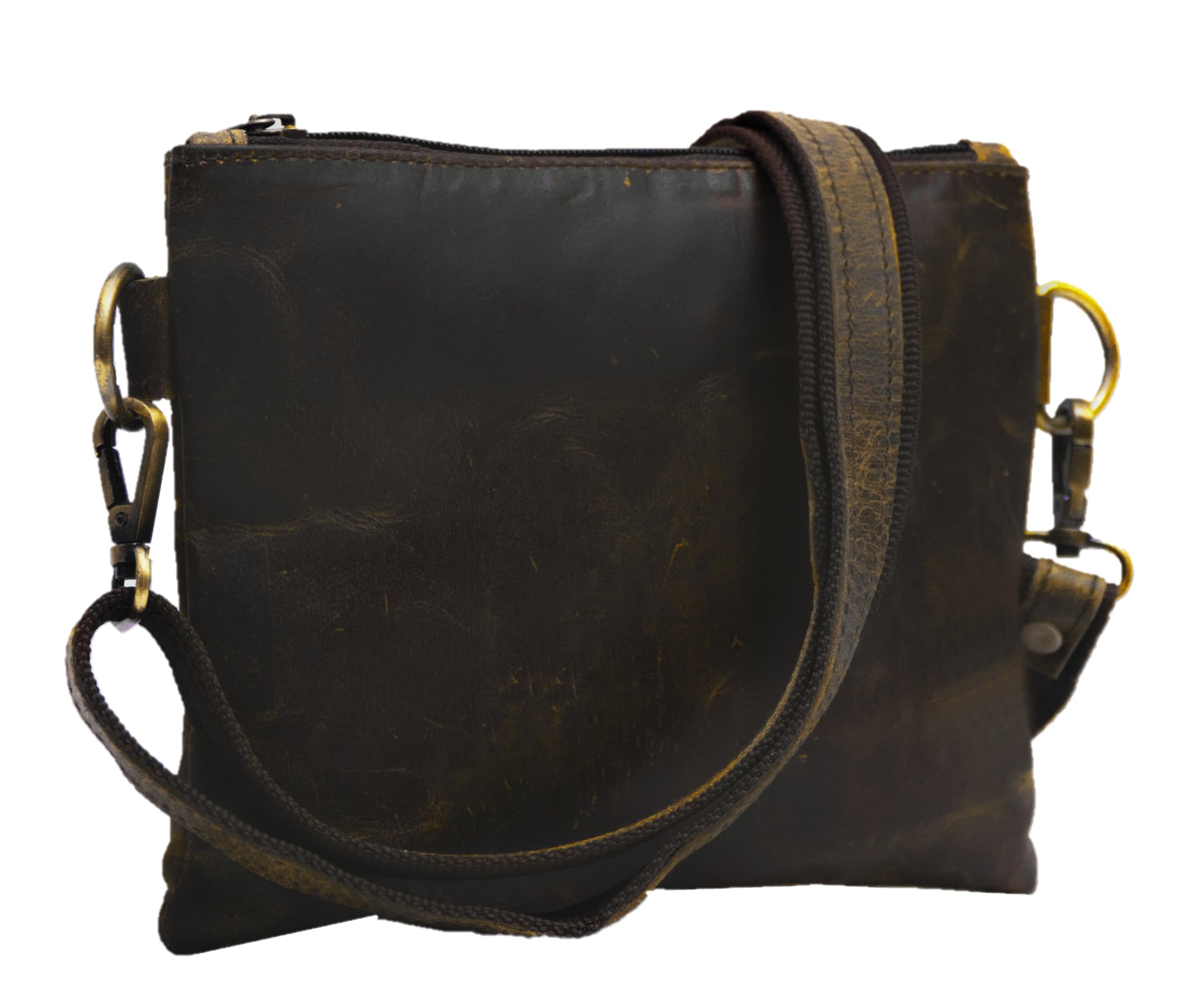 Satchel And Fable Leather Small Crossbody Bag for Women Designer Cell Phone Bag Wallet Purses Adjustable Strap Handbag for Ladies