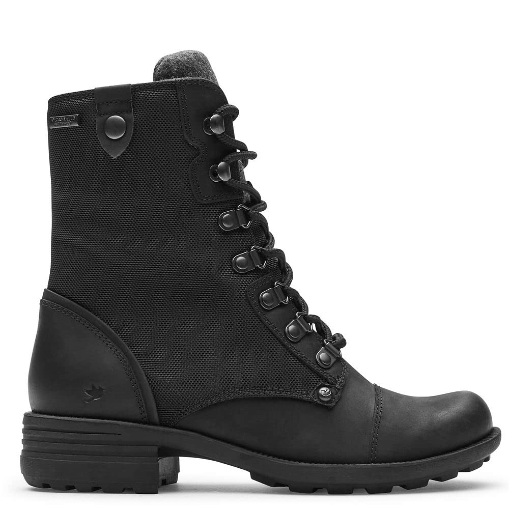 Cobb Hill Brunswick Lace WP Womens Boot 75 CD US BlackNubuck
