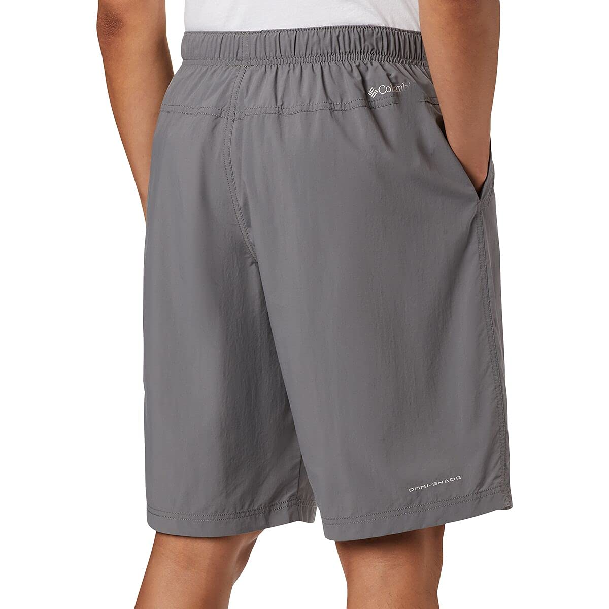Columbia Men's Palmerston Peak Short, Waterproof, UV Sun Protection Swimwear, City Grey, X-Large x 9