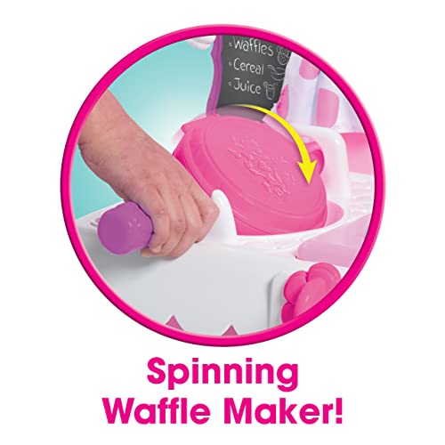 Just Play Happy Helpers Brunch Cafe, Play Kitchen Set for Kids, Officially Licensed Kids Toys for Ages 3 Up, Gifts and Presents, Amazon Exclusive