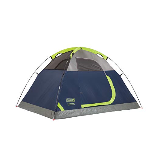 Coleman 2-Person Sundome Tent (Navy) and Coleman Premium Tent Kit
