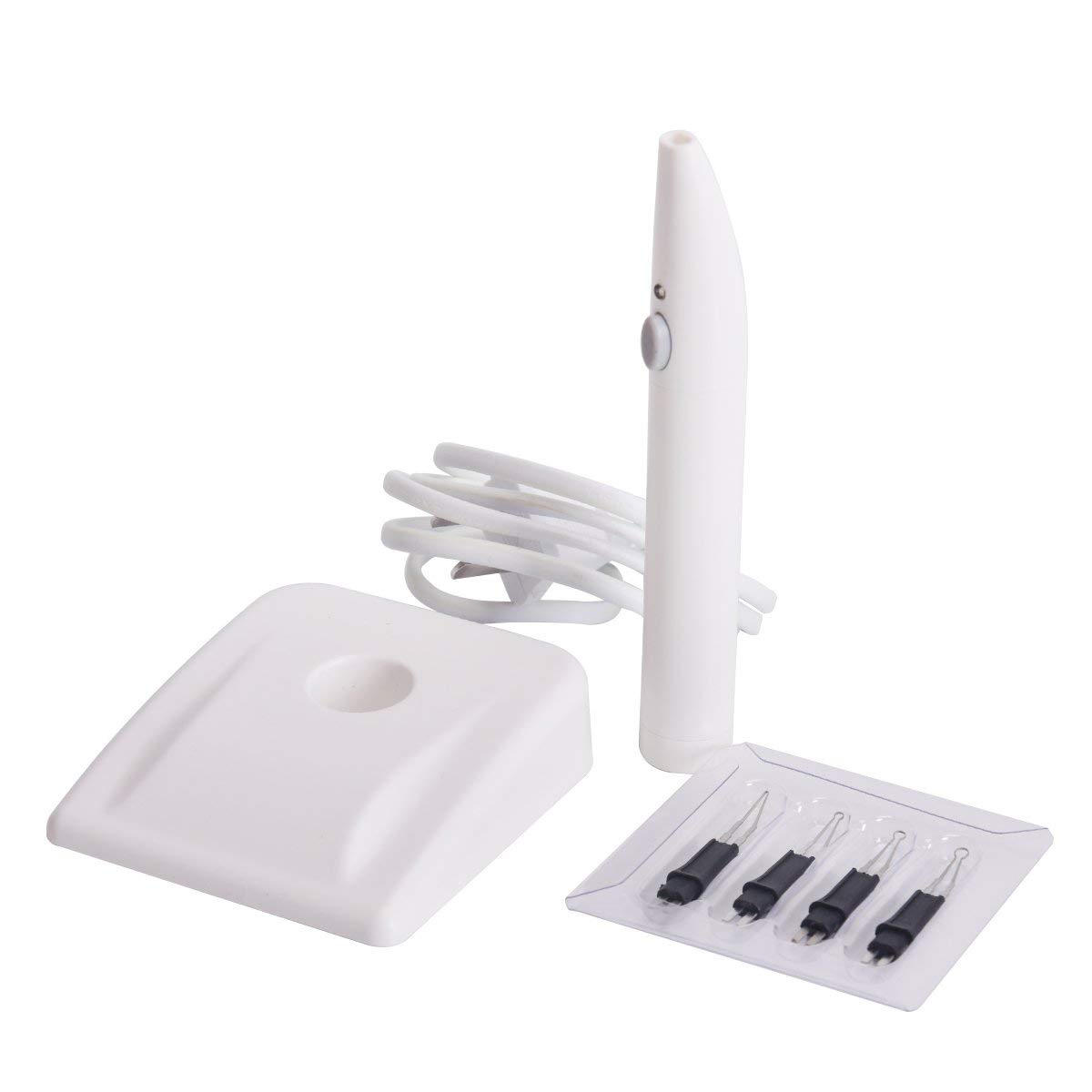 Dent~al Gutta Percha Teeth Gum Cutter Endo Gutta Percha Cutter with 4 Tips 110V