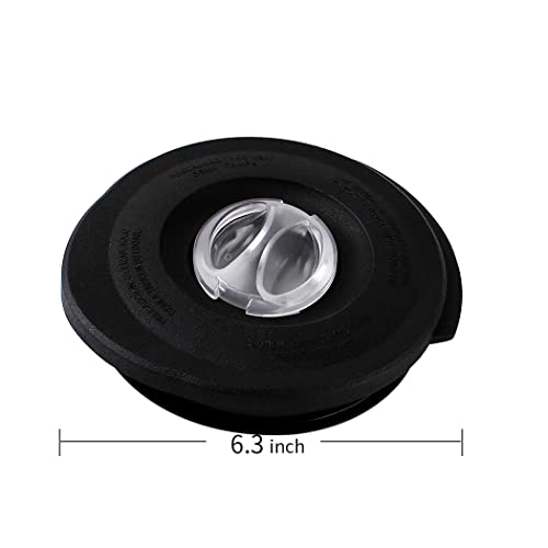 Veterger Replacement parts Glass Jar with lid, Compatible with Hamilton Beach Blenders (5cups)