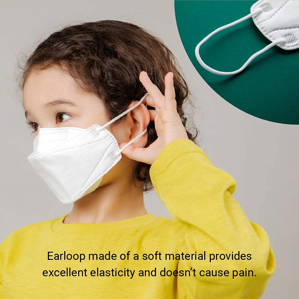 Dr.Puri [20 Pack] New Micro-Dust Protection Face Premium Mask (KF94) White Small