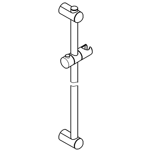 Grohe 27499 000 Euphoria 24-Inch Shower Bar, Chrome