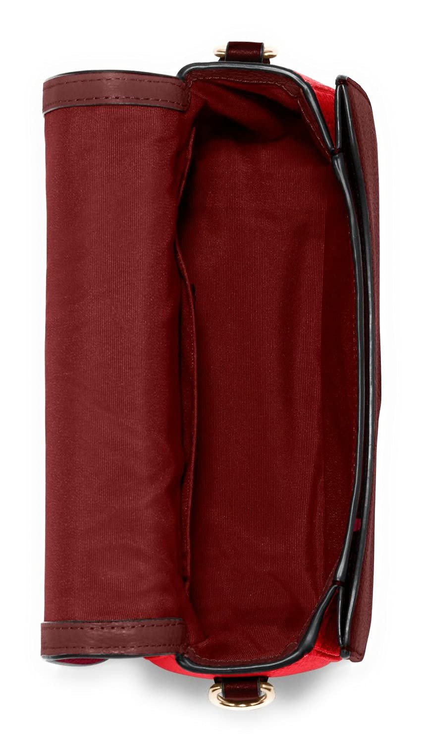 Coach Crossbody Bag Saddle Leather Cross Body (Bright Violet Multi)