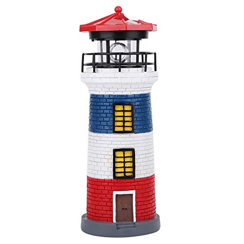 Naroote wosumeouse, Easytic Rotating Light Lighthouserightness Led Beads Waterproofme(Red Blue White)