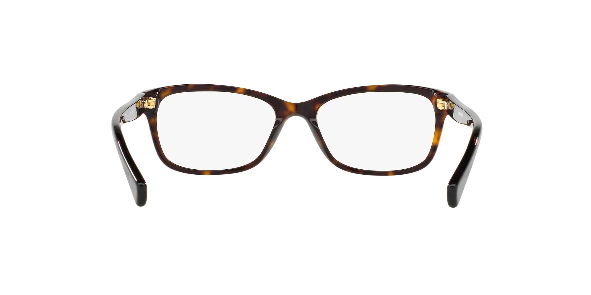 Coach HC6089 Prescription Eyewear Frames, Dark Tortoise/Demo Lens, 51 mm