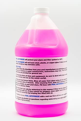 CPDI Champion Swimming Pool Antifreeze for Winterizing, 2 x 1 Gallon Bottle, Supports Above Ground and Inground Pools and Spas, Burst Protection from Rust and Corrosion