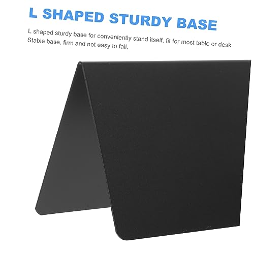 Ciieeo 1 Set Chalkboard Chalk Board Message Board Signs Message Price Boards Board Sign for Table Tabletop Message Board erasable Message Board Table Signs Label Desktop Plastic