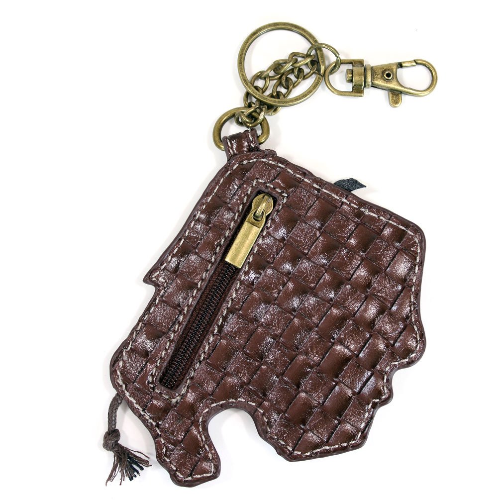 Chala Handbags large Tote Bag with Doggie Key fob (835GY- Buffalo)