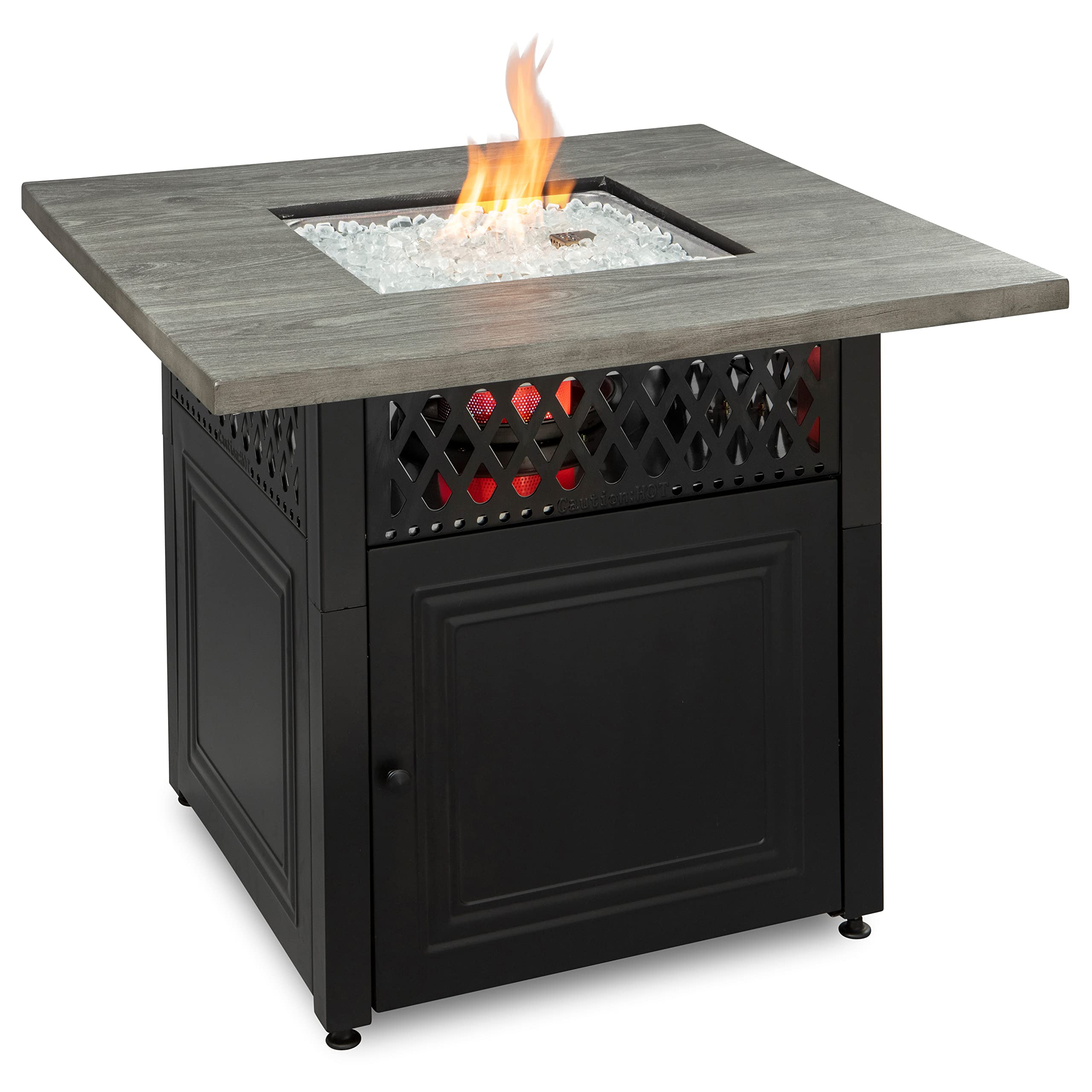 Endless Summer DualHeat Dakota Fire Pit | Dual Heat 2 in 1 Propane Fire Pit & Outdoor Heater | 41,000 Total Combined BTU | 38" Dual Heating Patio Fire Pit | Outdoor Fire Table & Heater