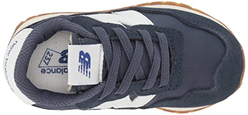 New Balance Kids 237 Bungee Sneaker, NATURAL INDIGO/MOONBEAM, 9 M Toddler (1-4 Years)