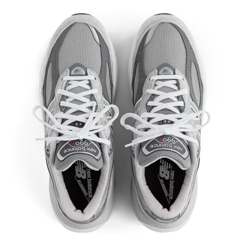 New Balance Men's FuelCell 990 V6 Sneaker, Grey/Grey, 9.5