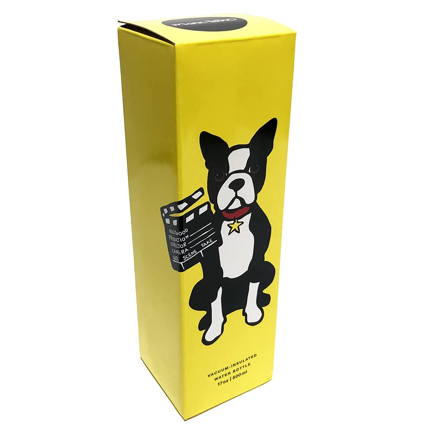 Marc Tetro Hollywood Boston Terrier Vacuum Insulated Water Bottle