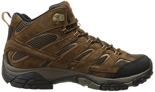 Merrell Men's Moab 2 Mid Waterproof Hiking Boot, Earth, 13 2E US