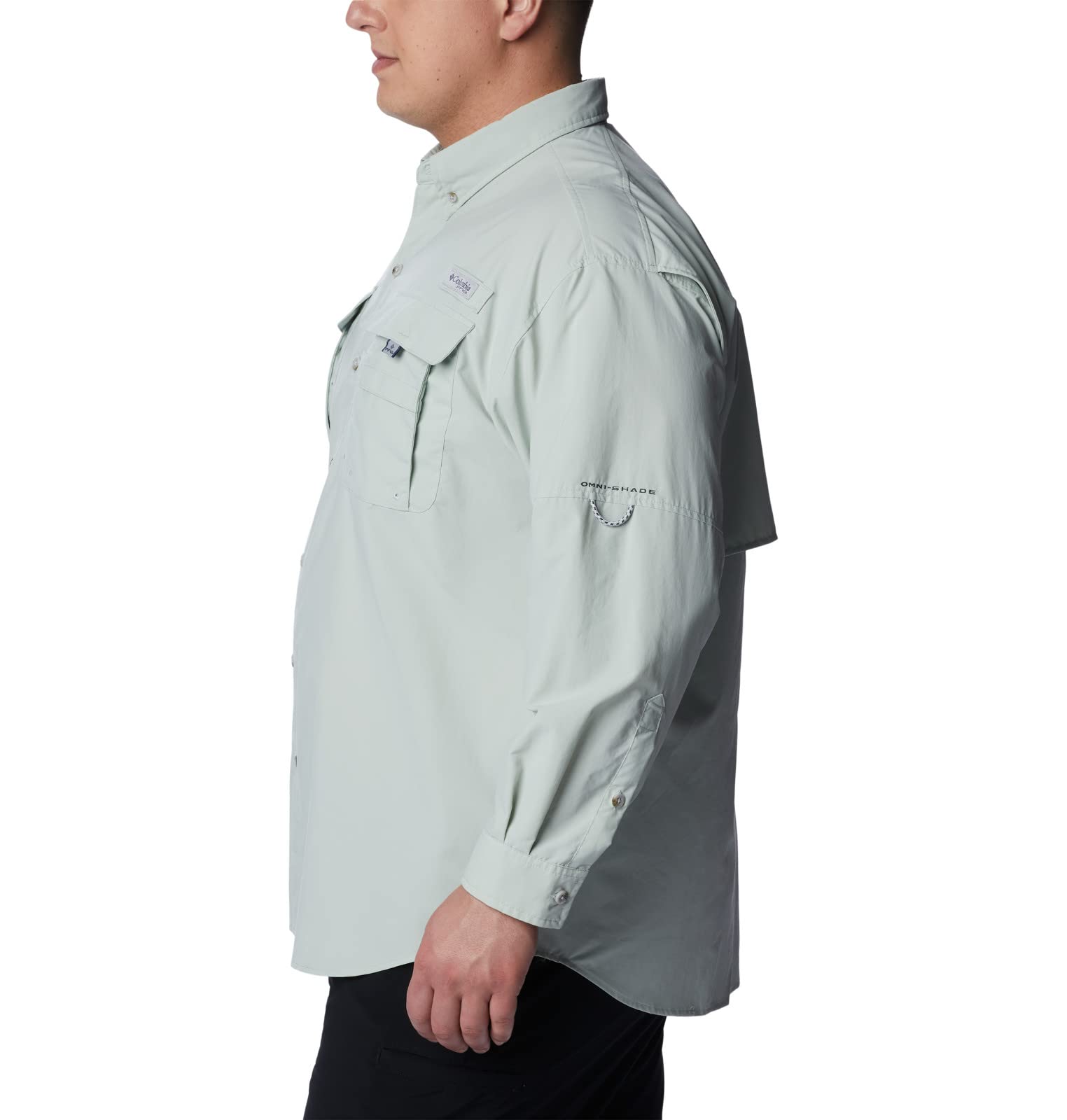 Columbia Men's Standard Bahama II Long Sleeve Shirt, Cool Green, X-Large