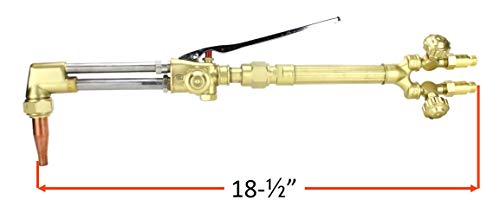Heavy Duty Oxy-Fuel Torch Replacement for Victor with Check Valves + Cutting Tip + Welding Tip + Heating Tip (Acetylene)