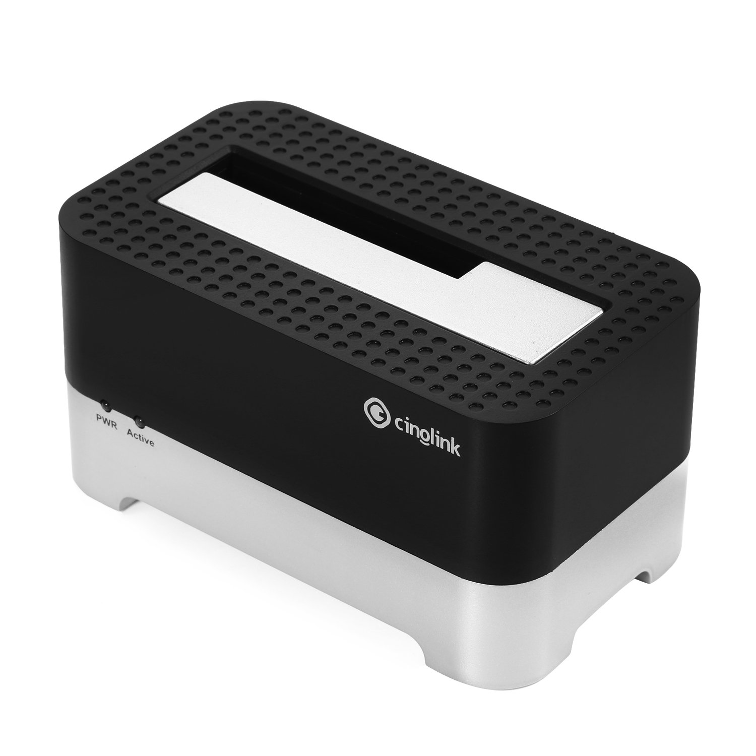 Cinolink Hard Drive Dock Docking Station USB 3.0 to SATA 2.5/3.5 Inch Hard Drive Docking Station with 3.3 Feet USB 3.0 Cable for HDD/SSD Support 8TB