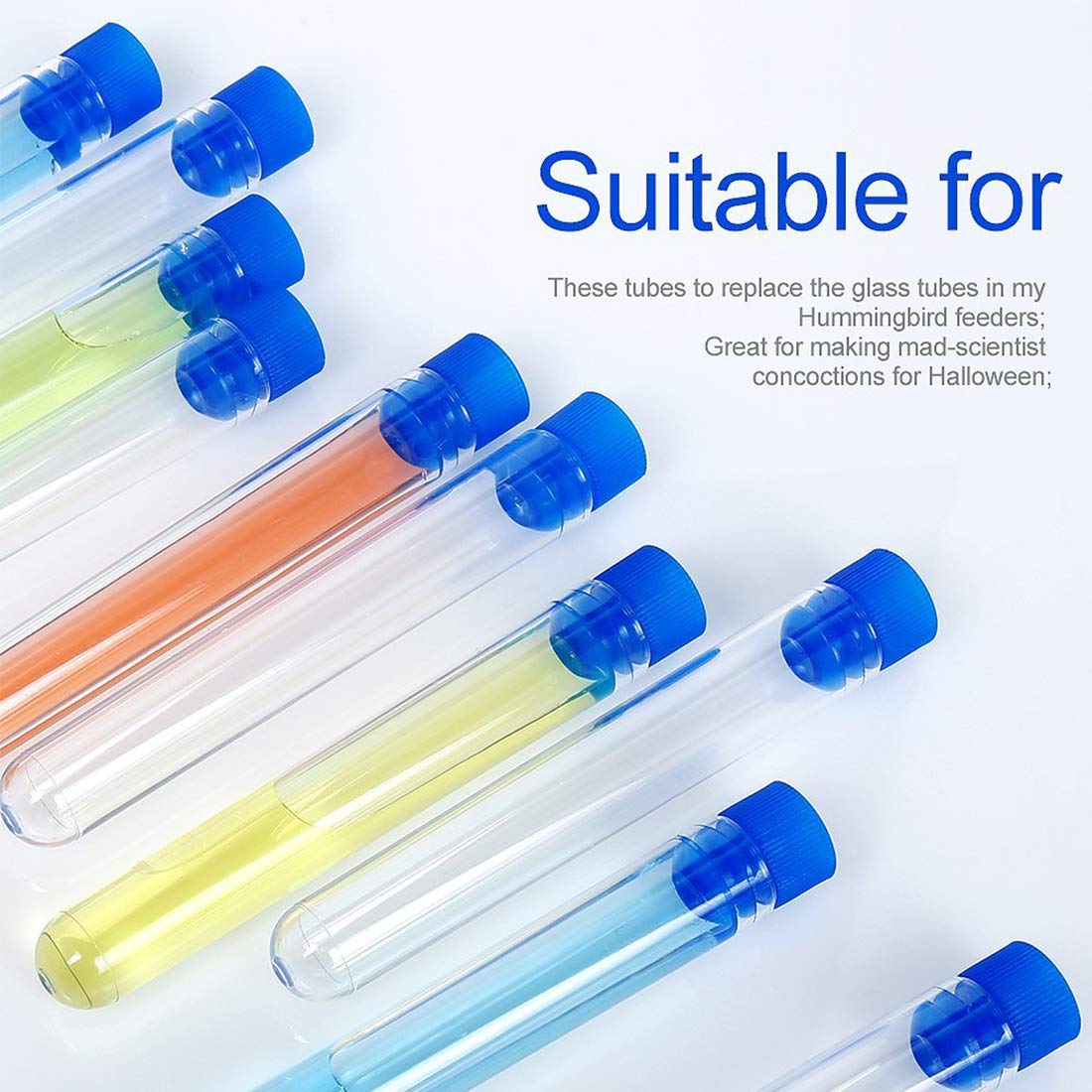 Glass Beakers Set, ZEEROQOLAB 5pcs Measuring Pyrex Beaker 1000ml 500ml 250ml 100ml 50ml with 2pcs Cleaning Brush, 3pcs Droppers and 2pcs Glass Stirring Rods