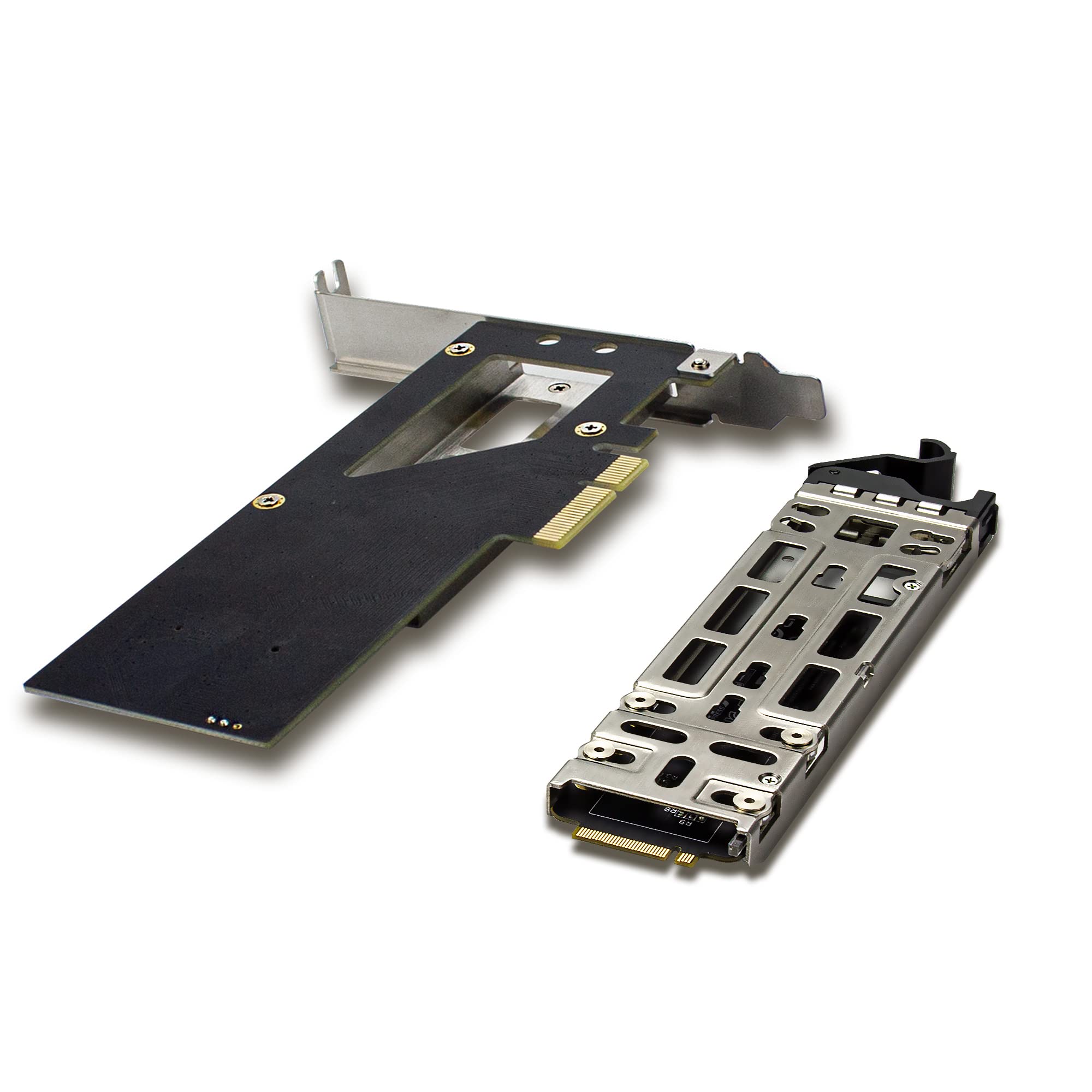 FANTEC NVMePCIe TR-1, PCIe 3.0-4.0 x4 NVNe SSD Internal PC Mounting Frame Adapter Card, 2515