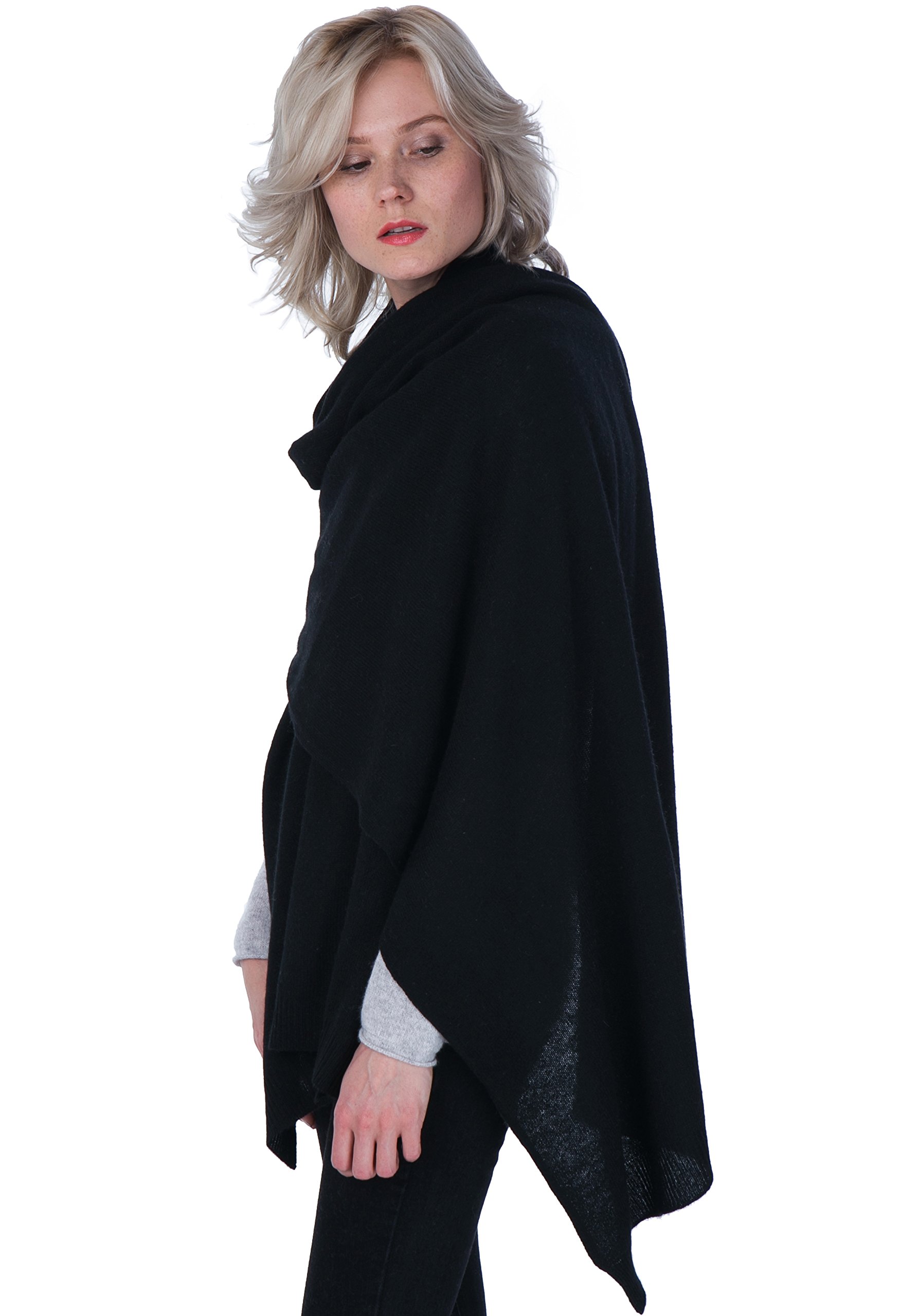cashmere 4 U 100% Pure Cashmere Wrap Shawl- Extra Large Stole Scarf for Woman