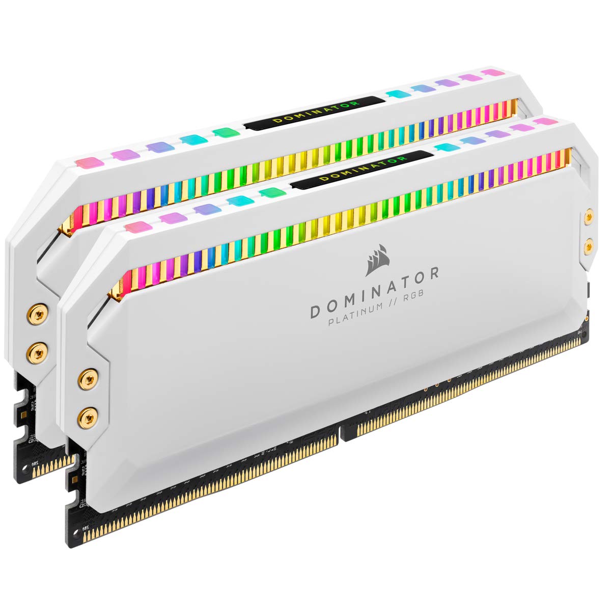 Corsair Dominator Platinum RGB 32GB (2x16GB) DDR4 4000 (PC4-32000) C19 1.35V Desktop Memory - White