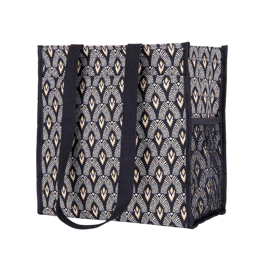 Signare Tapestry Shoulder Bag Shopping Bag for Women with Luxor Art Deco Style