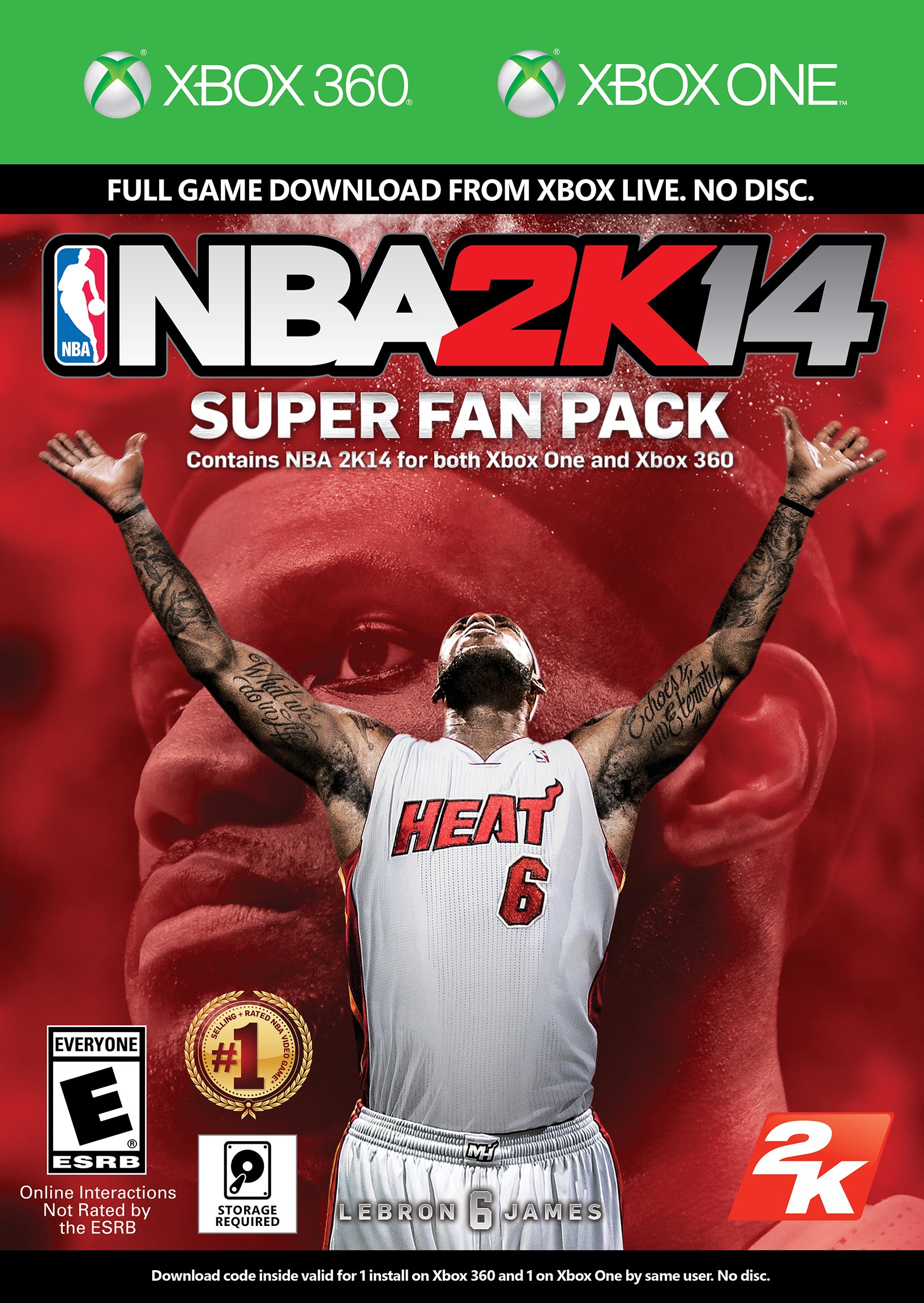 NBA 2K14 Super Fan Pack-Xbox (No Disc)