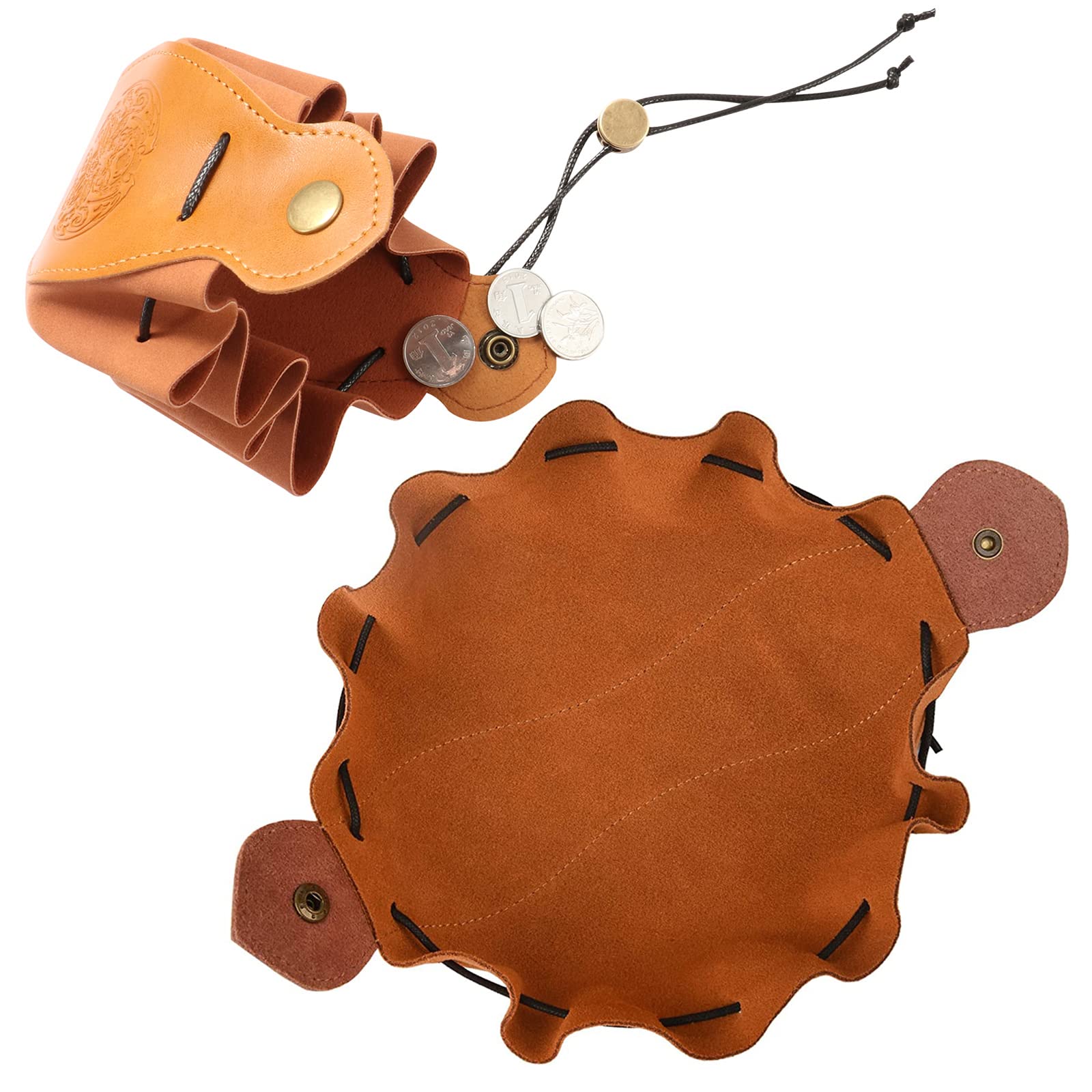 DND Dice Bag Draw String Dice Pouch,for Dungeons and Dragons RPG Tray D&D Dices Pocket,D and D Jewelry Tarot Coins and Accessories with Great DND Box Gifts (Cthulhu)