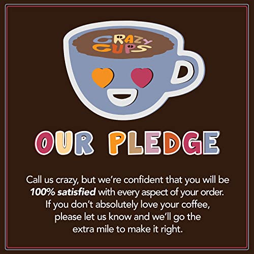 Crazy Cups Decaf Flavored Hot or Iced Coffee, for the Keurig K Cups 2.0 Brewers, Death By Chocolate, 22 Count