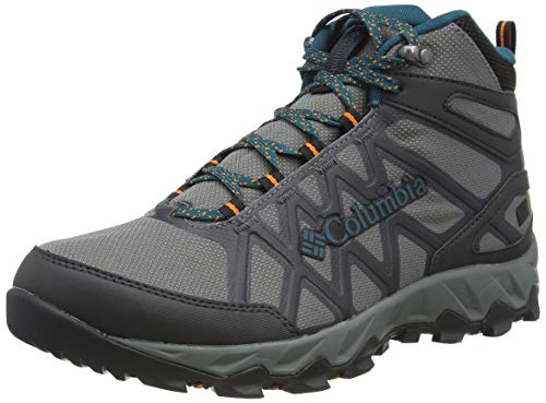Columbia Women's High Rise Hiking Shoe, Ti Grey Steel Deep Wave, 9