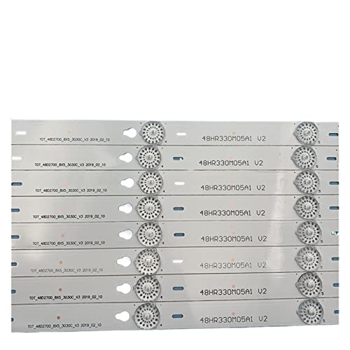 CEVIZ Applicable Fit for TCL Television B48A558U Strip T0T-48D2700-8X5-3030C-V3 Aluminum Plate A Set