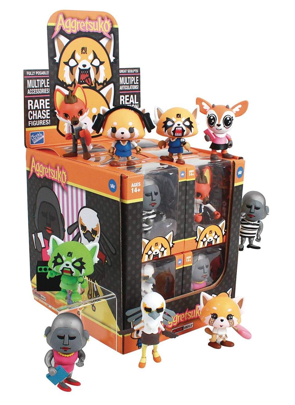 The Loyal Subjects AGGRETSUKO Action Vinyls Window Box (12 Figures)