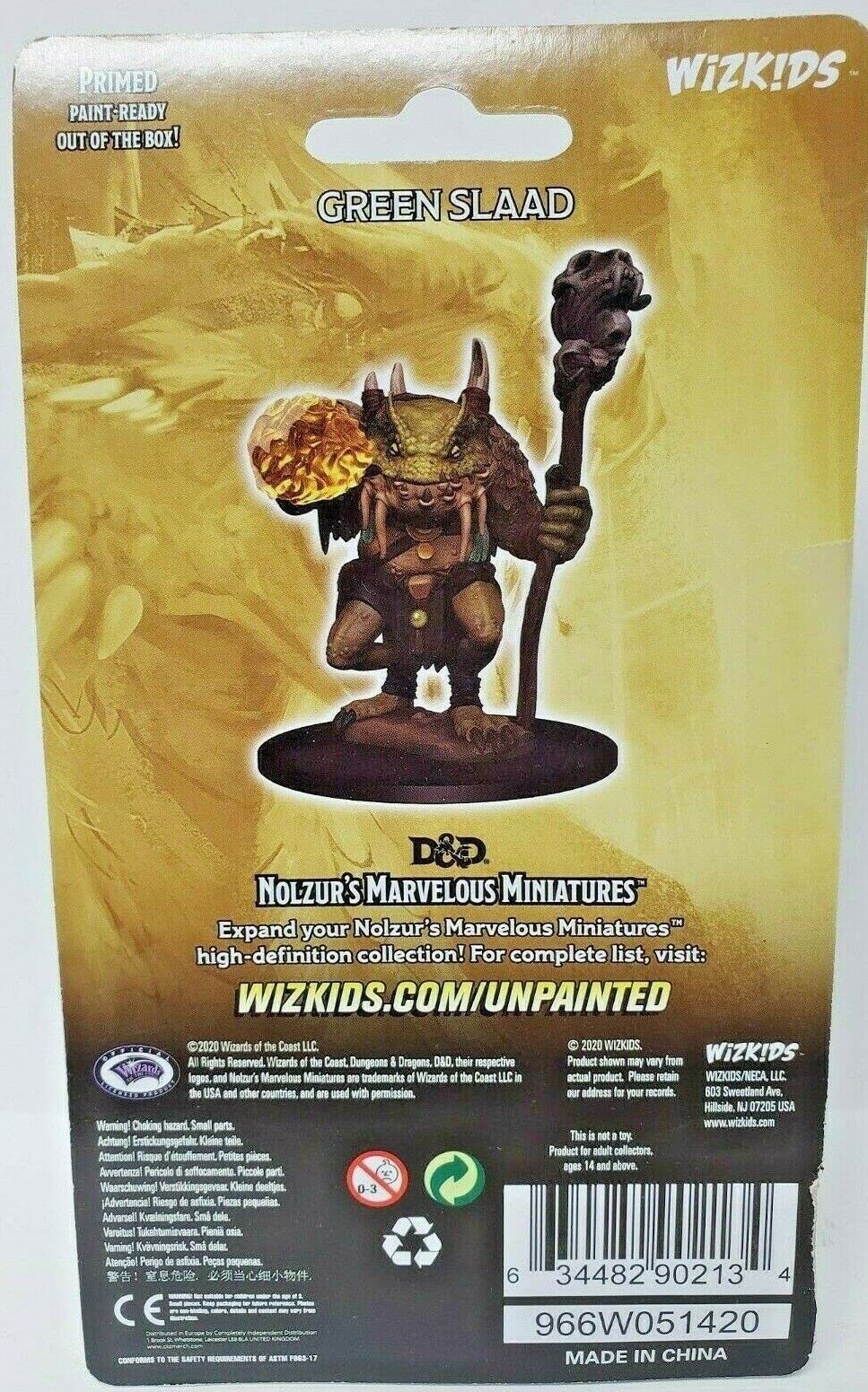 Nolzur's Marvelous Unpainted Minis: Green Slaad