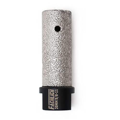 FACHLICH 20mm Diamond Milling Bits for Porcelain Ceramic Marble Granite Existing Holes Enlarging Shaping