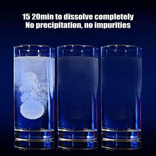 QUICTO 50 Pieces Car Windshield Washer Fluid Concentrated Clean Tablets,Easy to use, Windshield Wiper Fluid Solid Effervescent Tablet,Glass Solid Wiper Cleaning Tablets for Car Kitchen Window