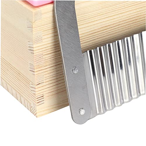 Complete Soap Making Supplies Set - Silicone Soap Mold Kit with Rectangular & Wave Cutters Plastic Mold and Soap Making Tools - DIY Soap Making Kit