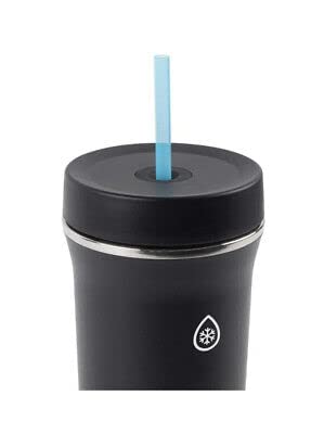Thermoflask 32oz Insulated Standard Straw Tumbler, 2-Pack (Purple&Gray) (2, 9x12)
