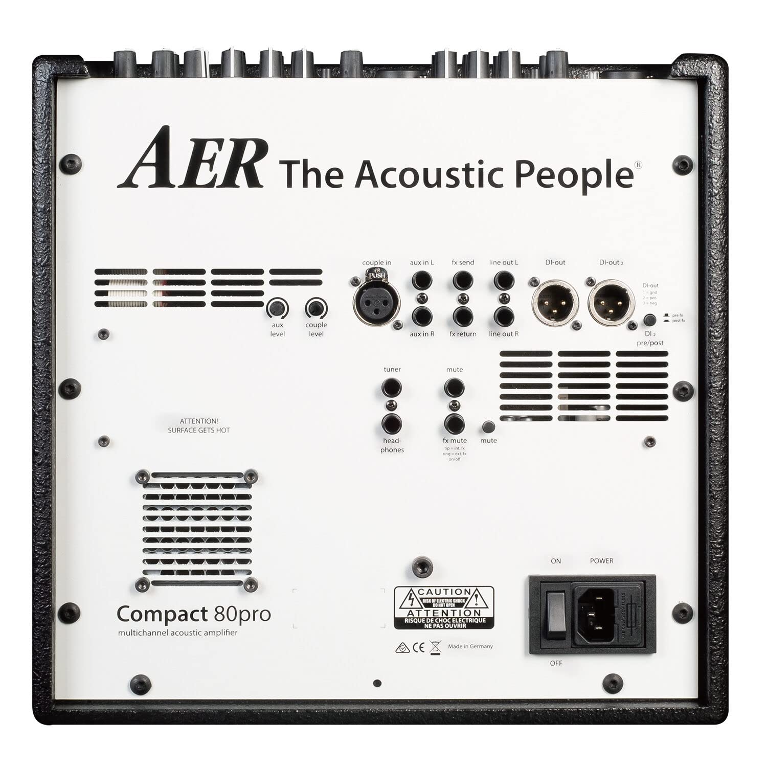 Compact 80 pro 80W 1x8" 4-Channel Acoustic Guitar Combo Amplifier with Gig Bag