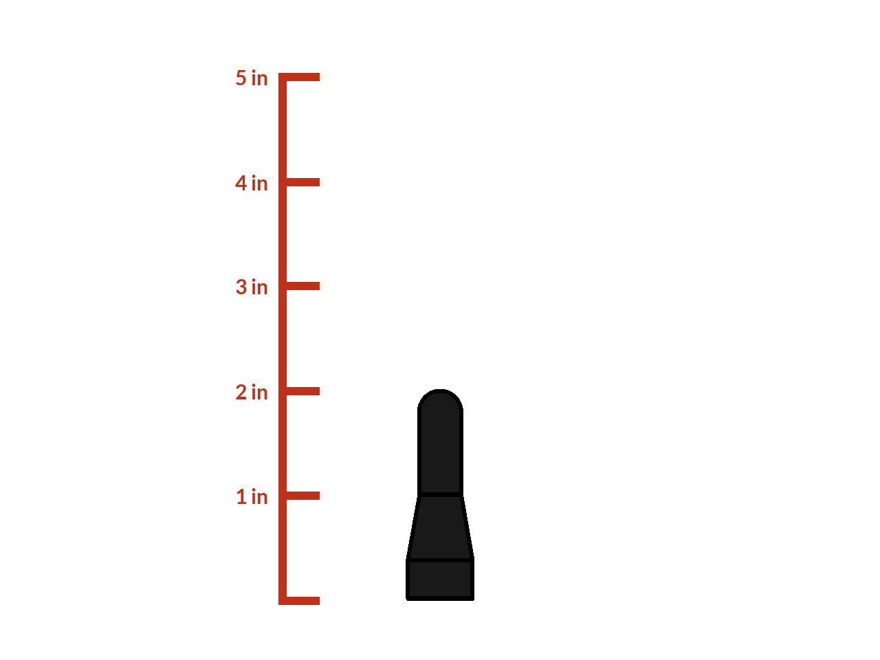 CravenSpeed Stubby Jr Antenna Compatible with Ford Ranger 2019-2024 | 2 Inches | Short Antenna Replacement | Made in The USA
