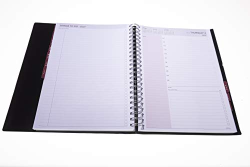 Collins Leadership Academic 2023-24 A4 Day to A Page Mid Year Diary Planner (Appointments) School, College or University Term Journal - July 2023 to July 2024 - Graphite - CP6745-2324